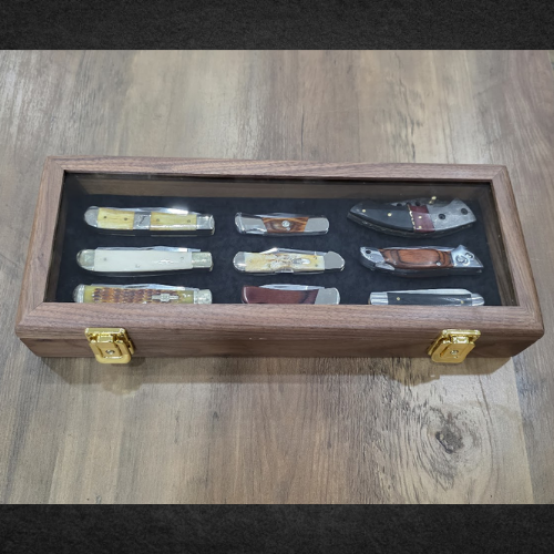 Large Knife Display Box | The Wood Gallery